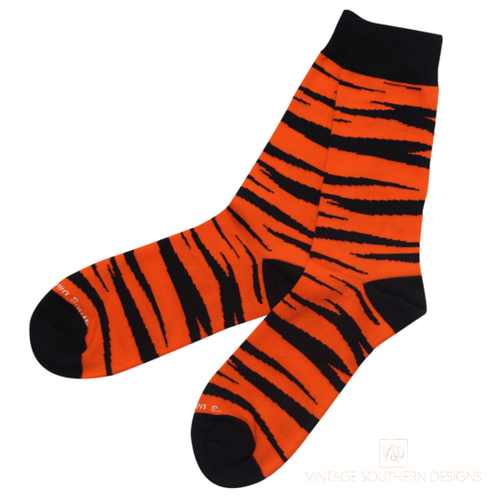 Bengals Stripe Socks – Vintage Southern Designs