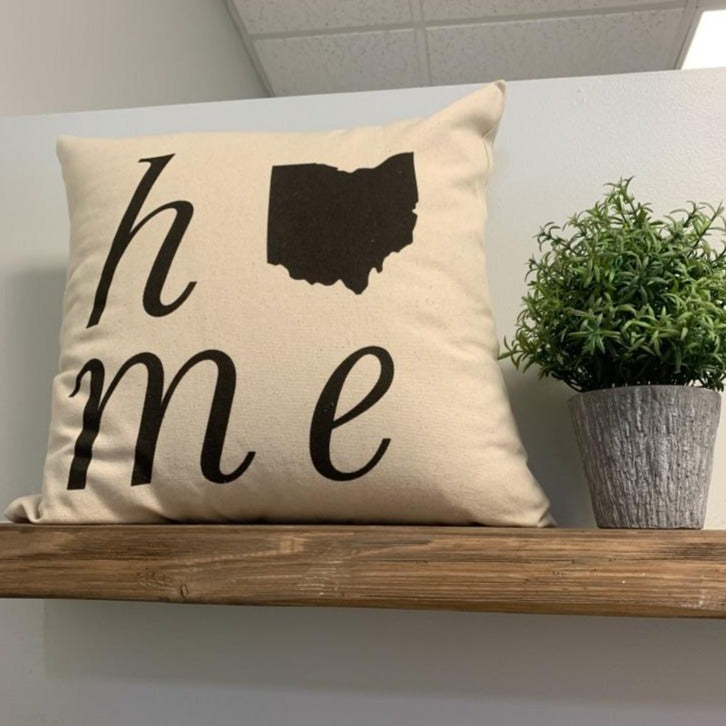 HOME State Pillow – Vintage Southern Designs