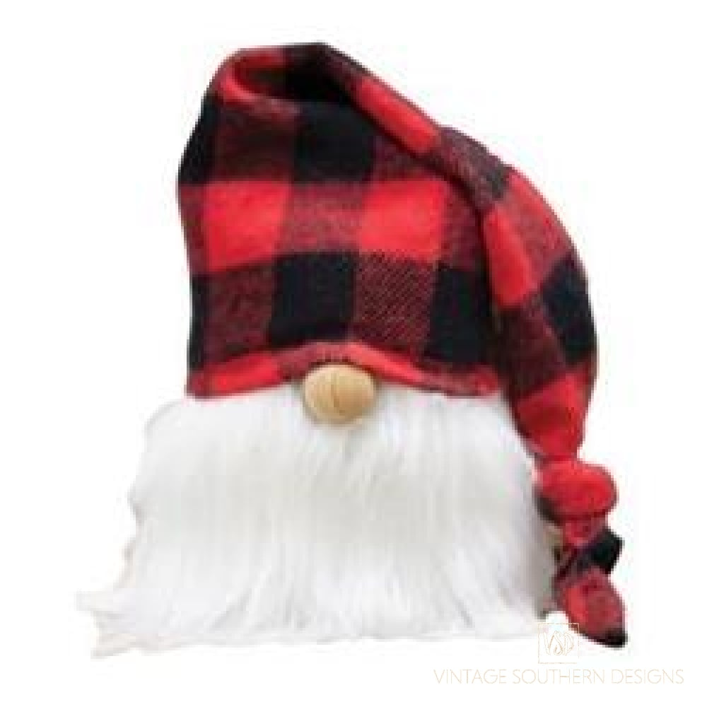 Small Buffalo Check Gnome – Vintage Southern Designs